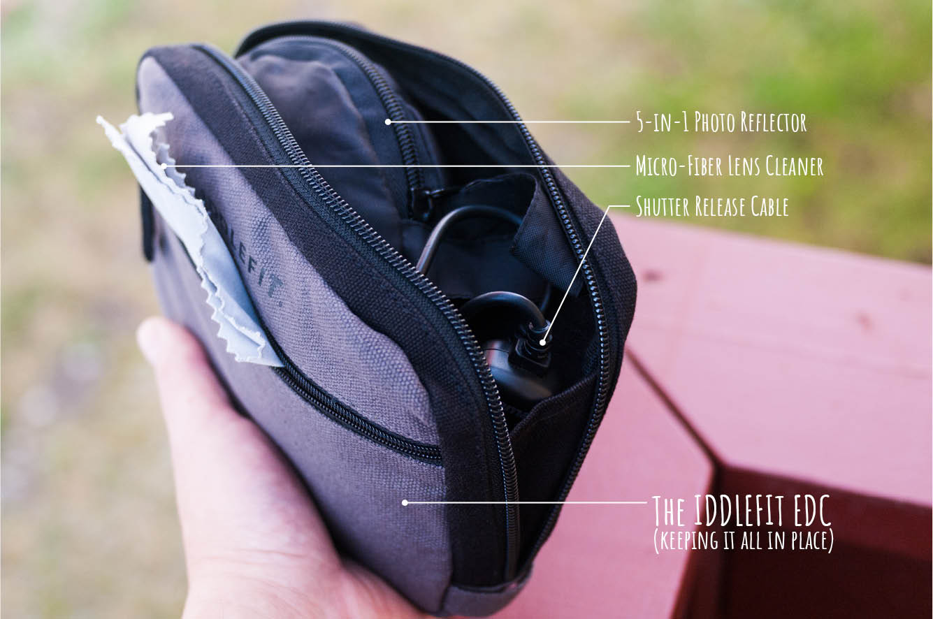 Using the EDC as a quick and easy photo kit- IDDLEFIT